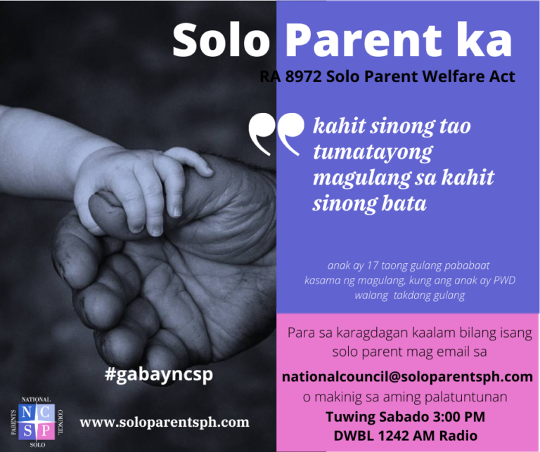 Dswd Solo Parent Cash Aid In The Philippines Dswd Assistance Philippines