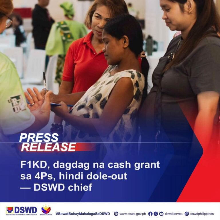 DSWD Issues New Guidelines for First 1,000 Days (F1KD) of Life Cash ...